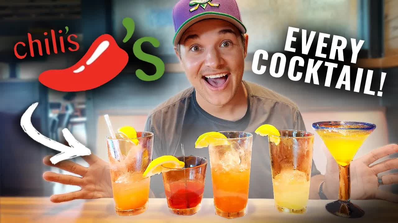 I Ordered Every Cocktail On the Menu at Chilis!