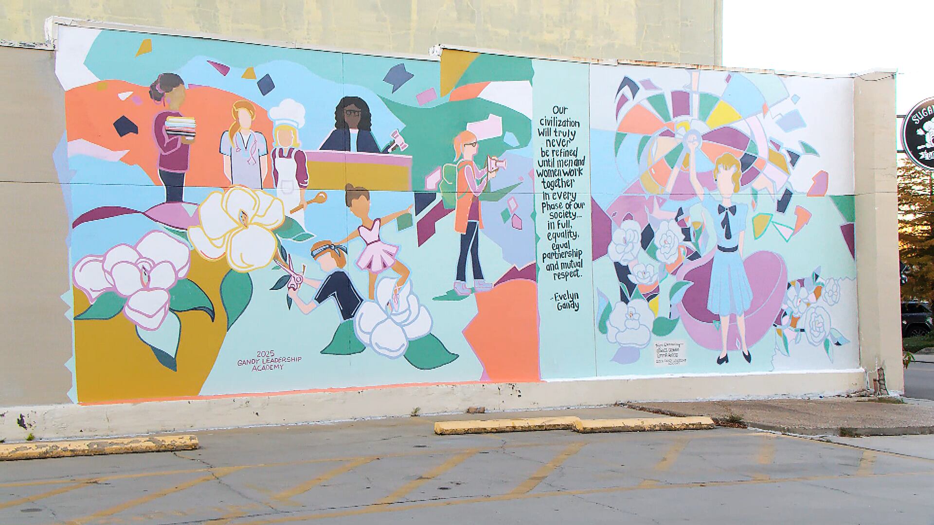 2nd phase of ‘Glass Ceilings’ mural complete, honors Evelyn Gandy ...