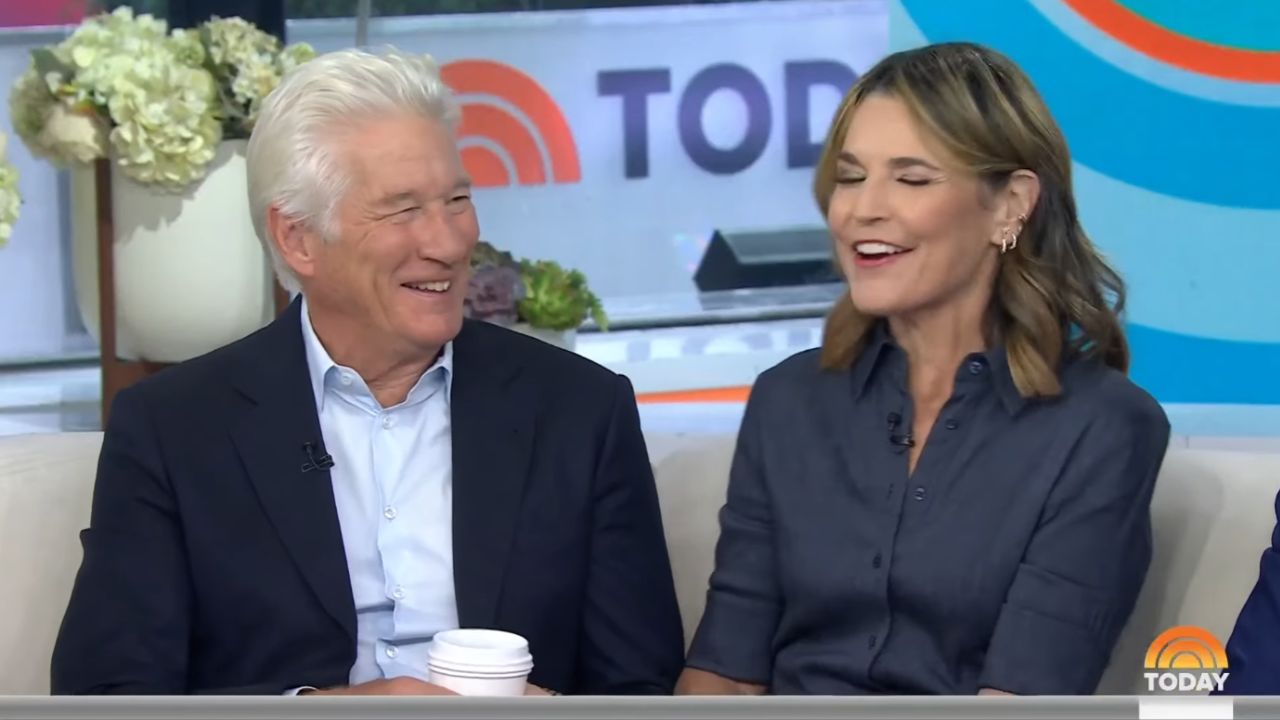 Richard Gere makes a surprise appearance on “Today” and leaves Savannah ...