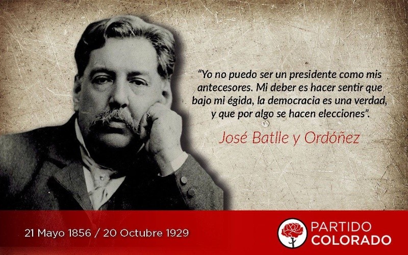¿Batlle vive?, el Partido Colorado revive al arquitecto del Uruguay ...