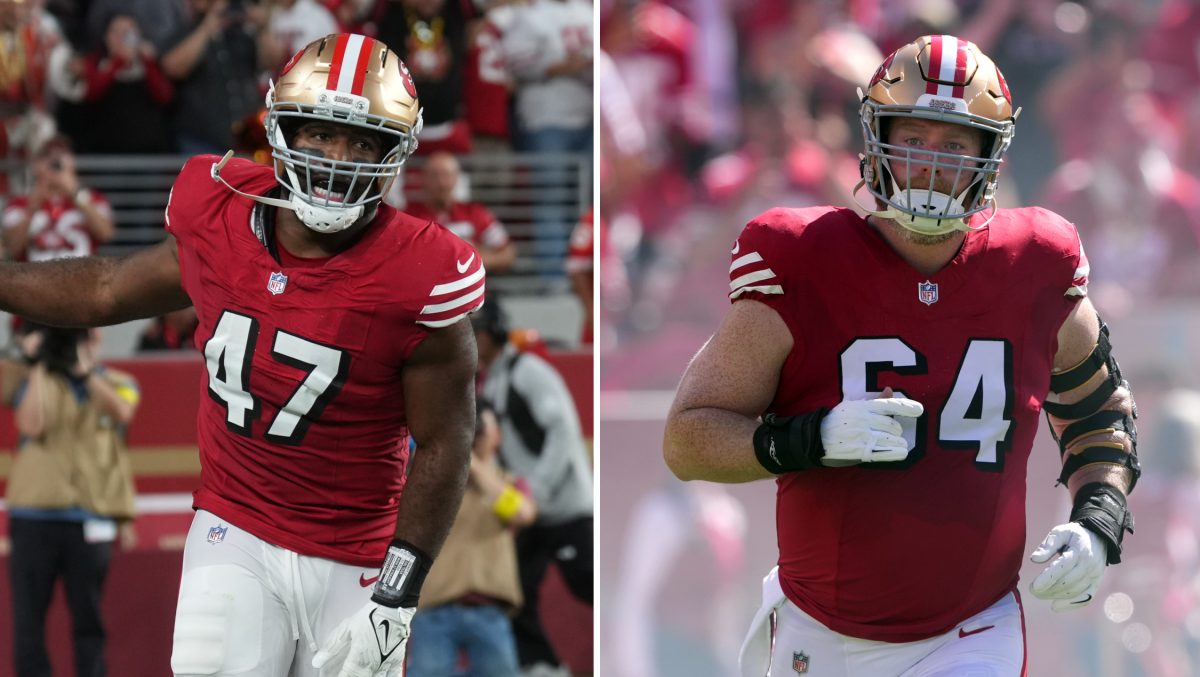 49ers expect Bryce Huff, Jake Brendel to miss two weeks with hamstring ...