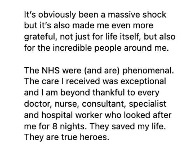 Heart Radio host Simon Beale left 'grateful to be alive' after ...