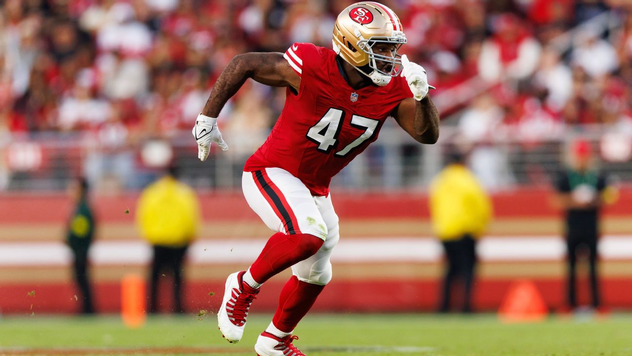 49ers' Huff, Brendel to miss time with hamstring injuries