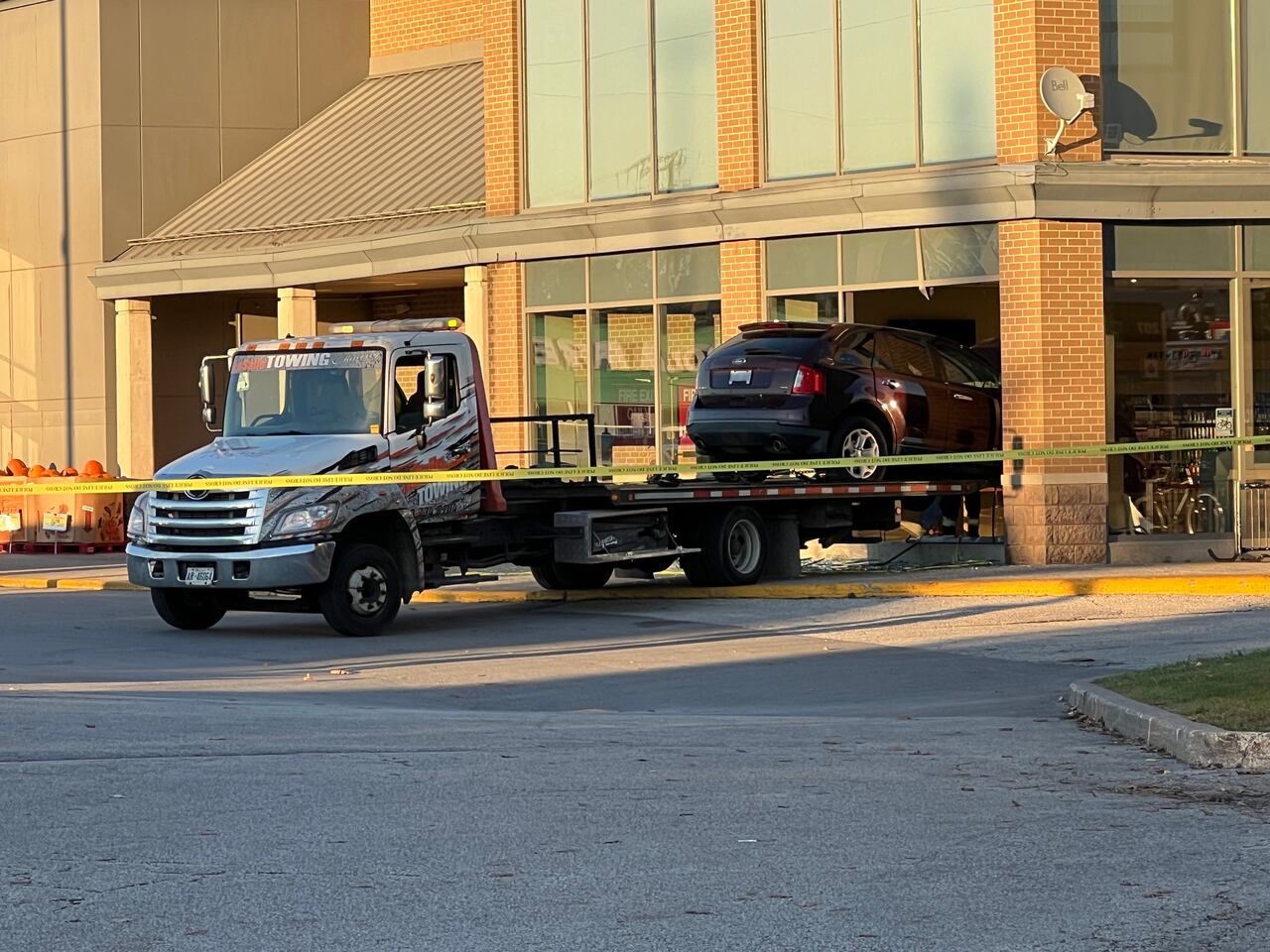 Vehicle crashes through window of LaSalle Zehrs store