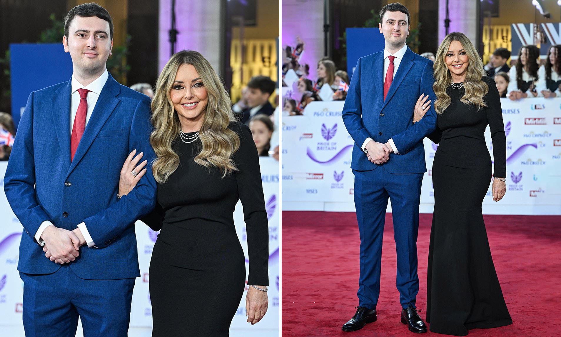 Carol Vorderman, 64, is joined by her rarely-seen son Cameron ahead of ...