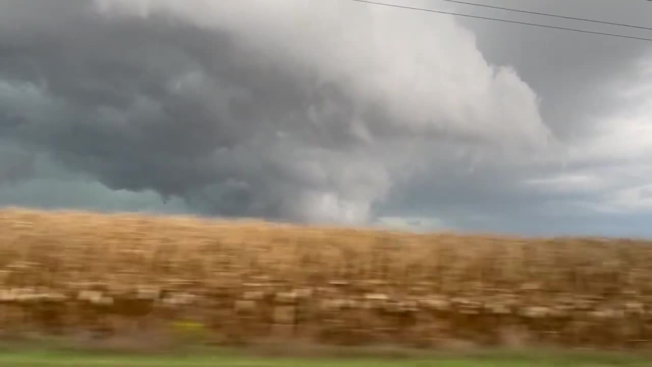 Tornado Touches Down Over Indiana Farmland Near Nappanee