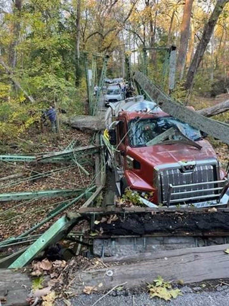 Septic Truck Collapses Bridge In Maryland, Leaves Twisted Wreckage ...