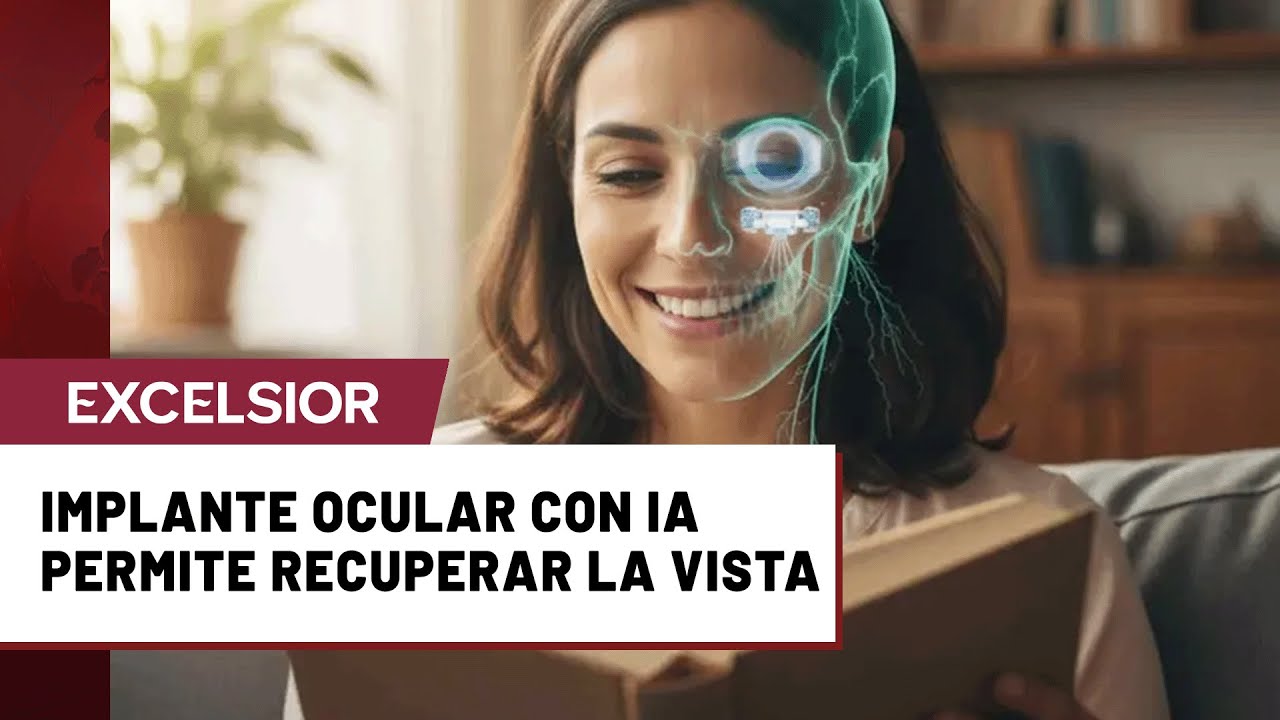 Implante ocular con IA permite recuperar la vista