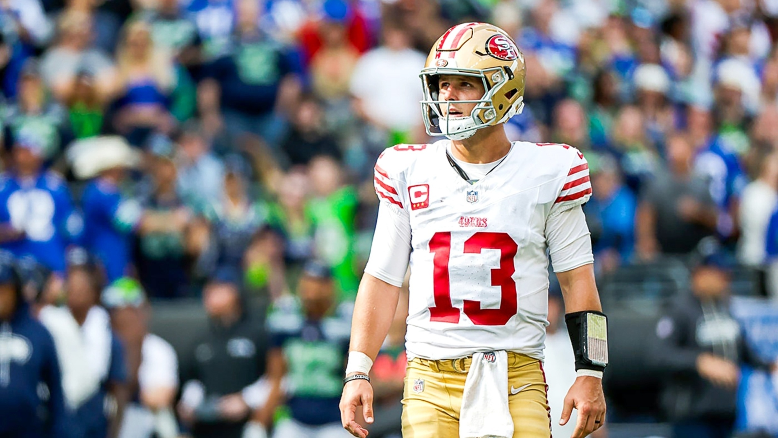 49ers could face Texans without Brock Purdy; Shanahan addresses trade ...