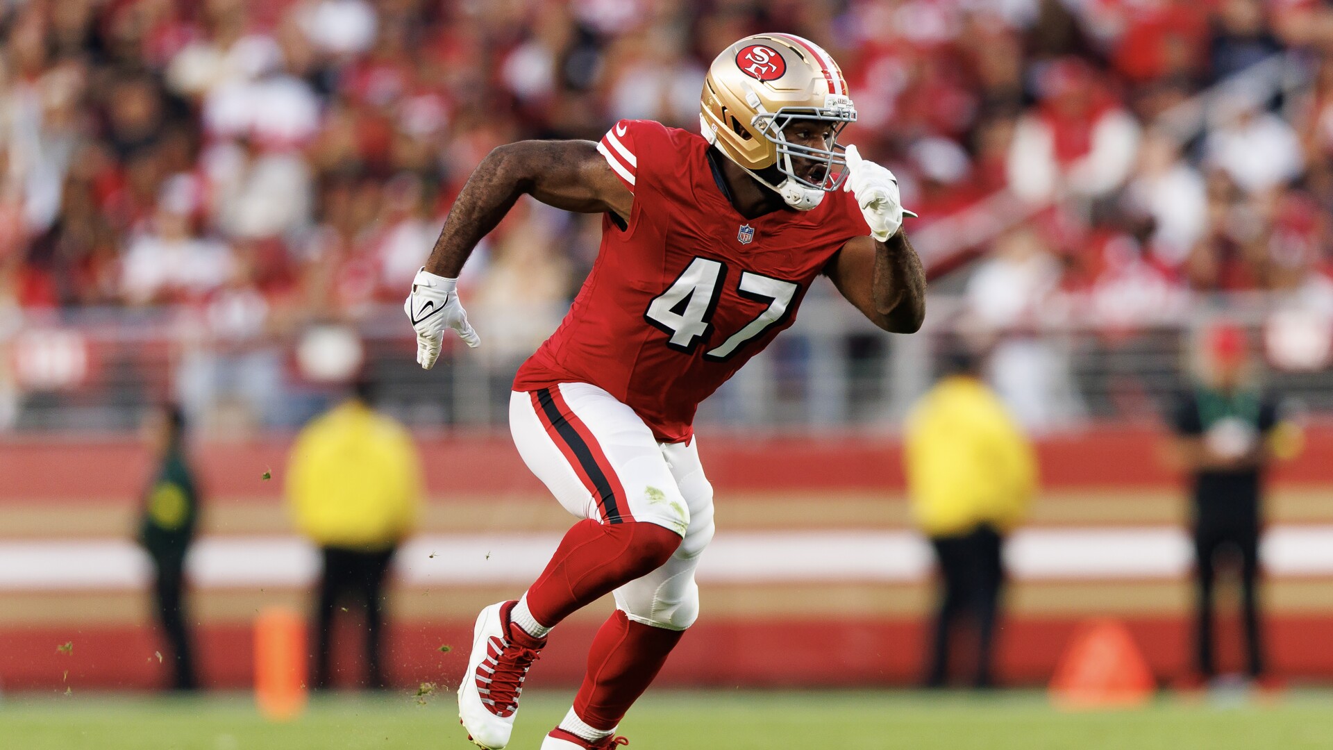 Bryce Huff will miss time with hamstring injury