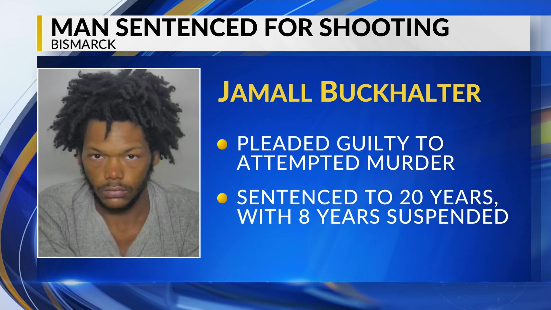 Jamall Buckhalter sentenced for attempted murder in Bismarck