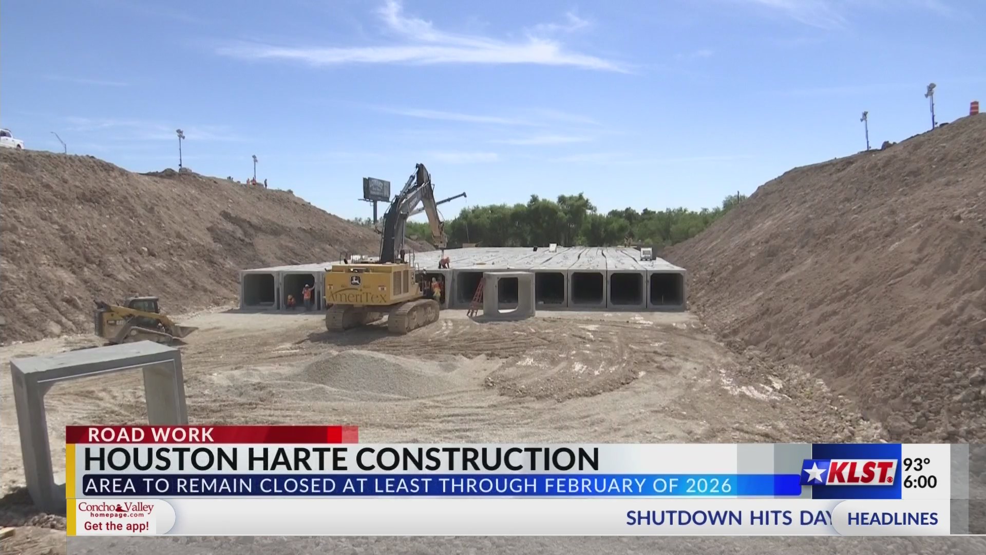 Box Culvert Installation Begins on Houston Harte Expressway Reconstruction