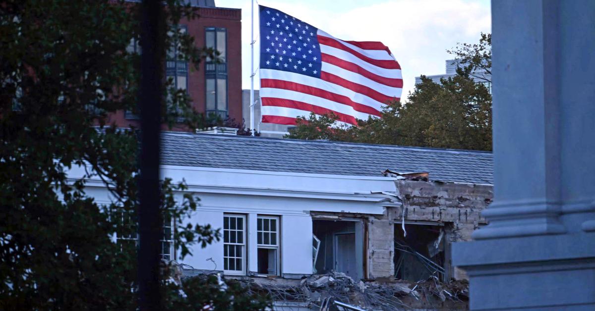 White House breaks ground for construction of new grand ballroom