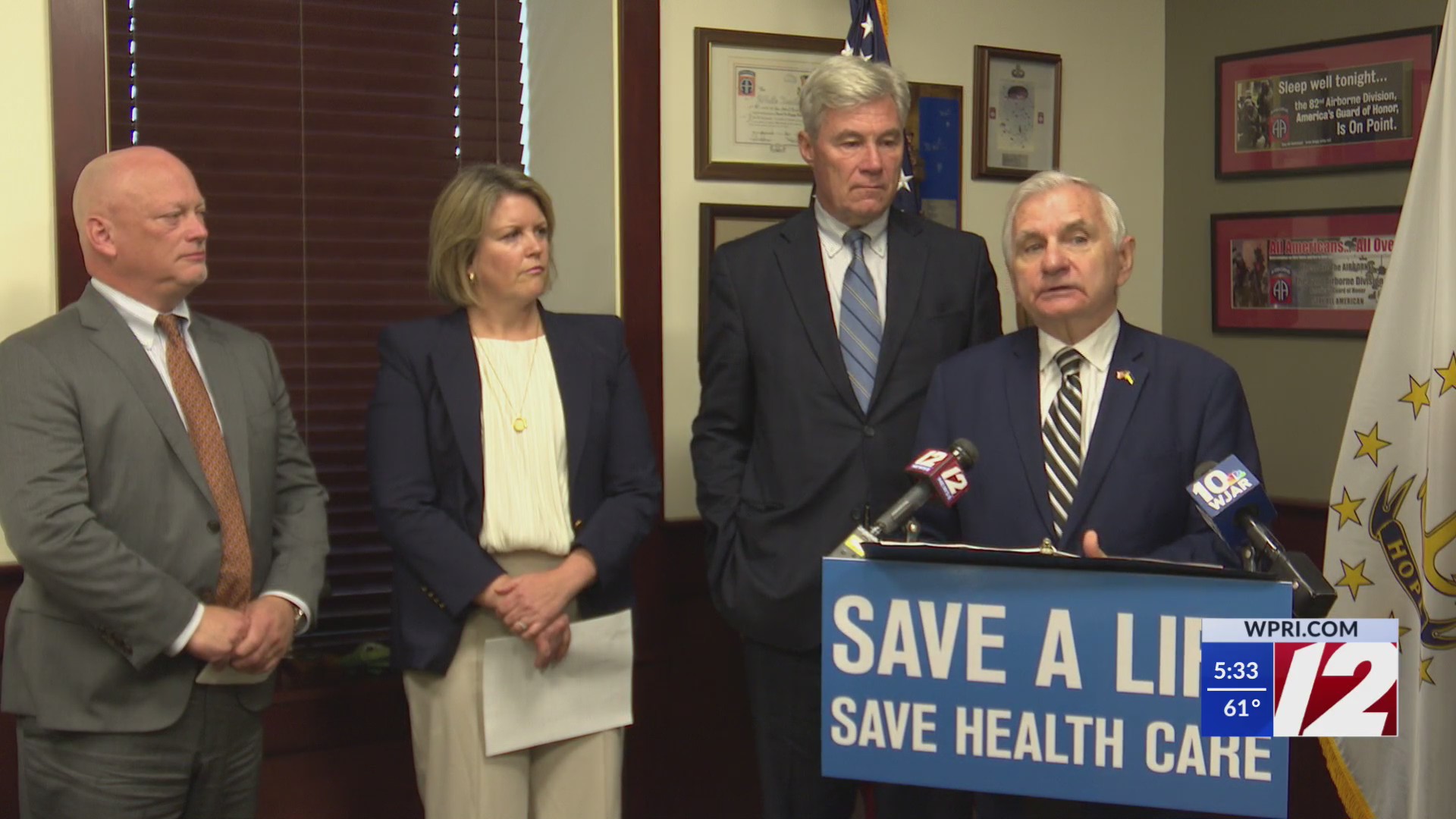 "Being healthy should not just be for the wealthy" RI senators fight ...