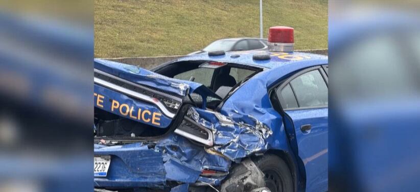Michigan State trooper, 2 others hurt after SUV crashes into patrol car