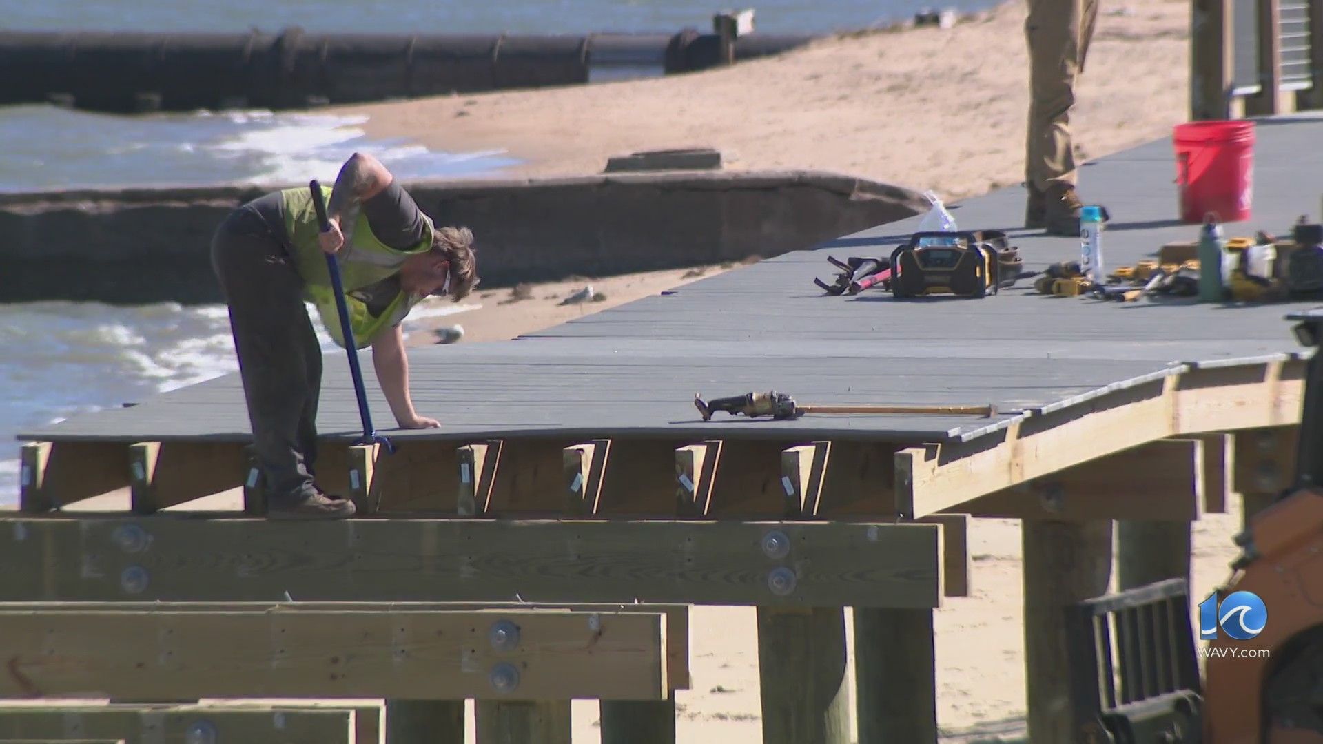 Norfolk removing ramp from Ocean View beach
