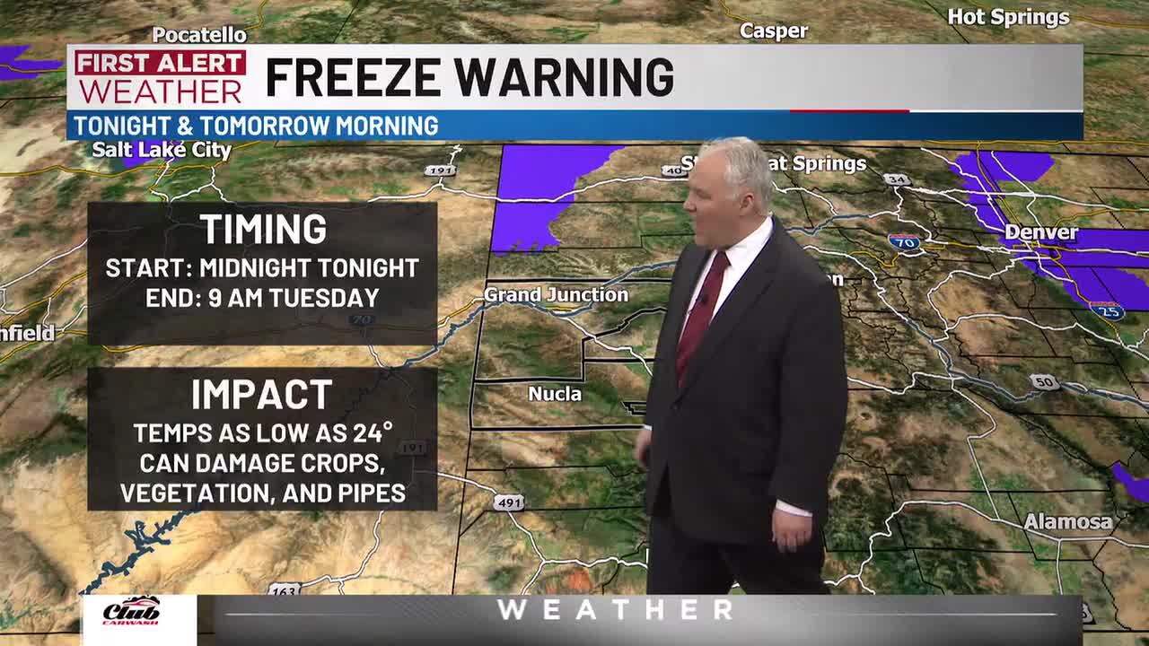 Tuesday starts chilly, then warming leads to our next opportunity for rain