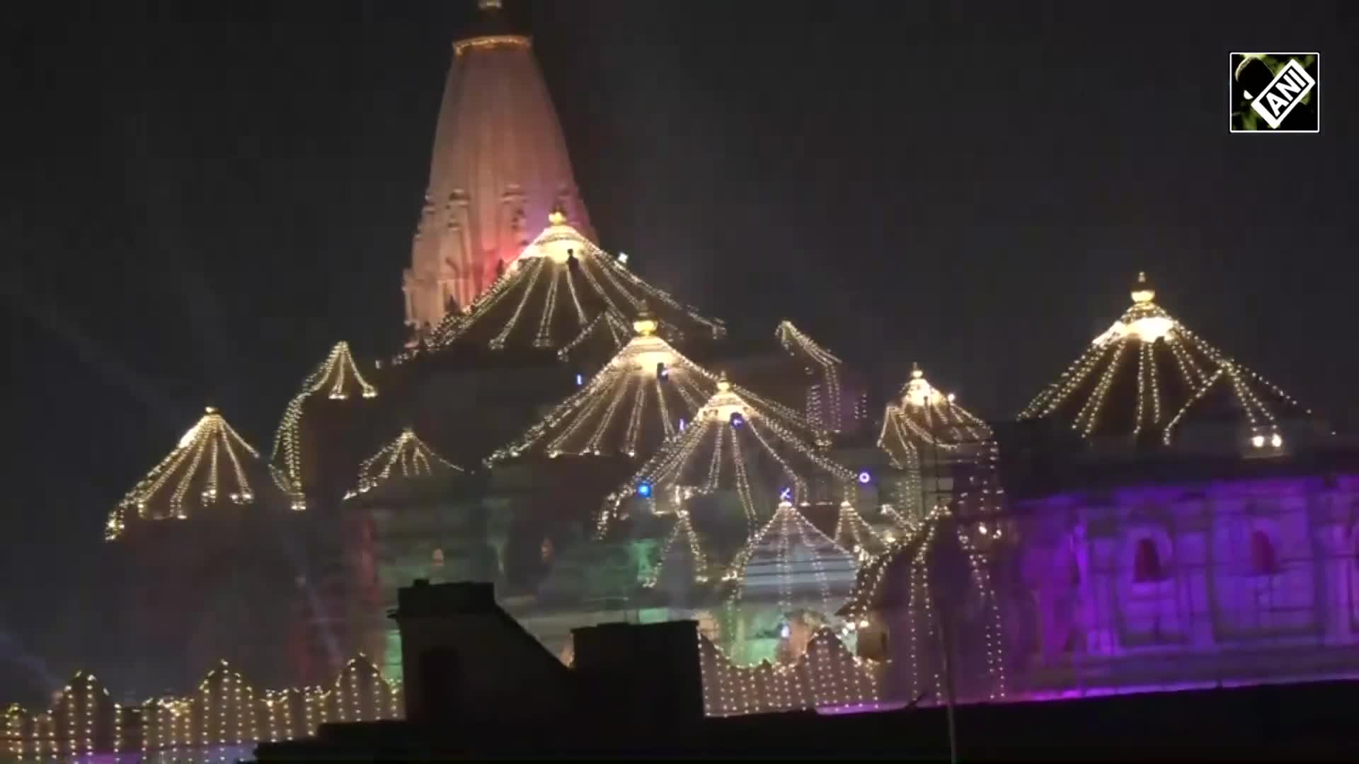 Shri Ram Janmabhoomi Temple In Ayodhya Illuminated On The Occasion Of ...