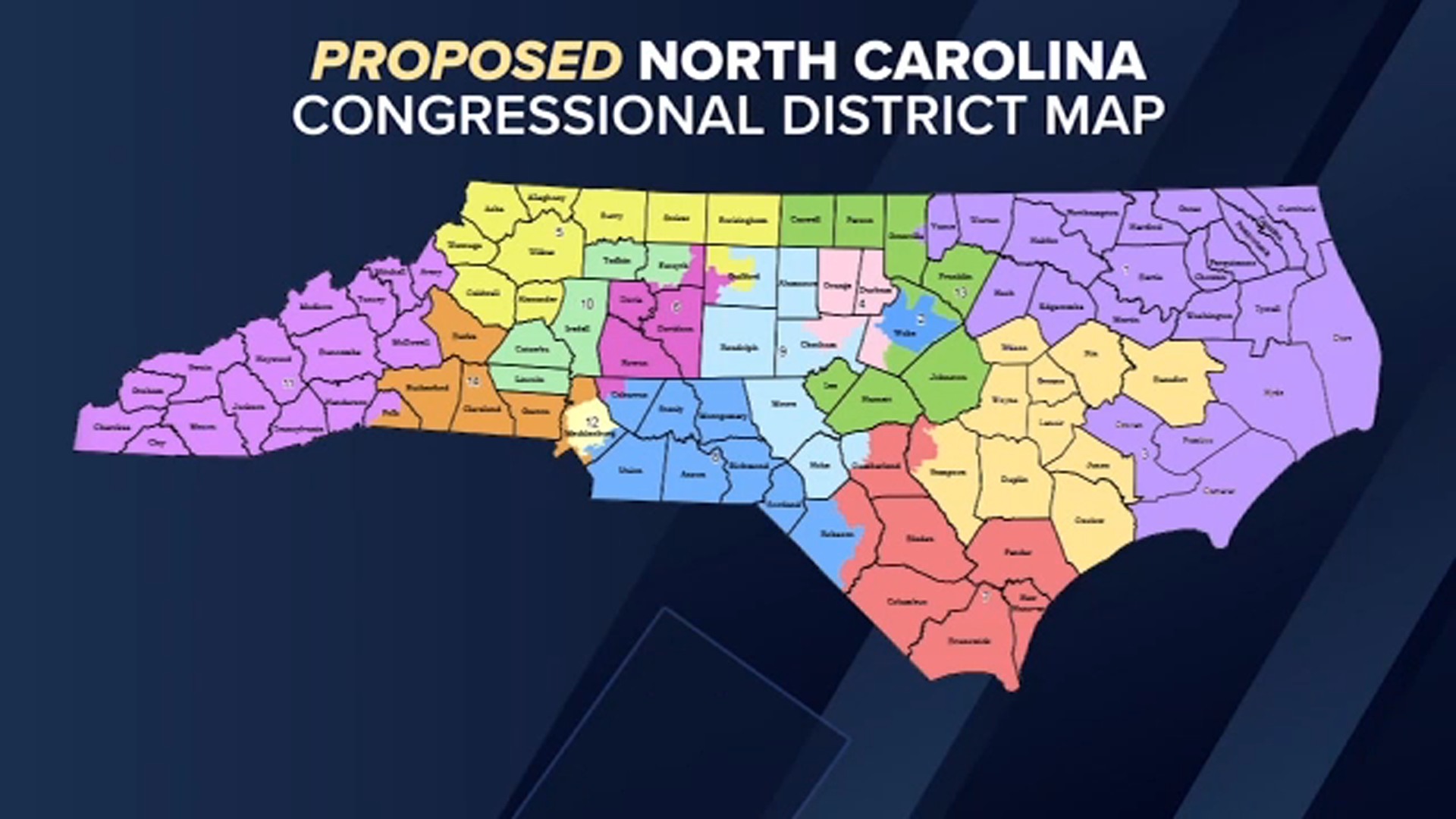 NC Senate tentatively approves new Congressional voting maps