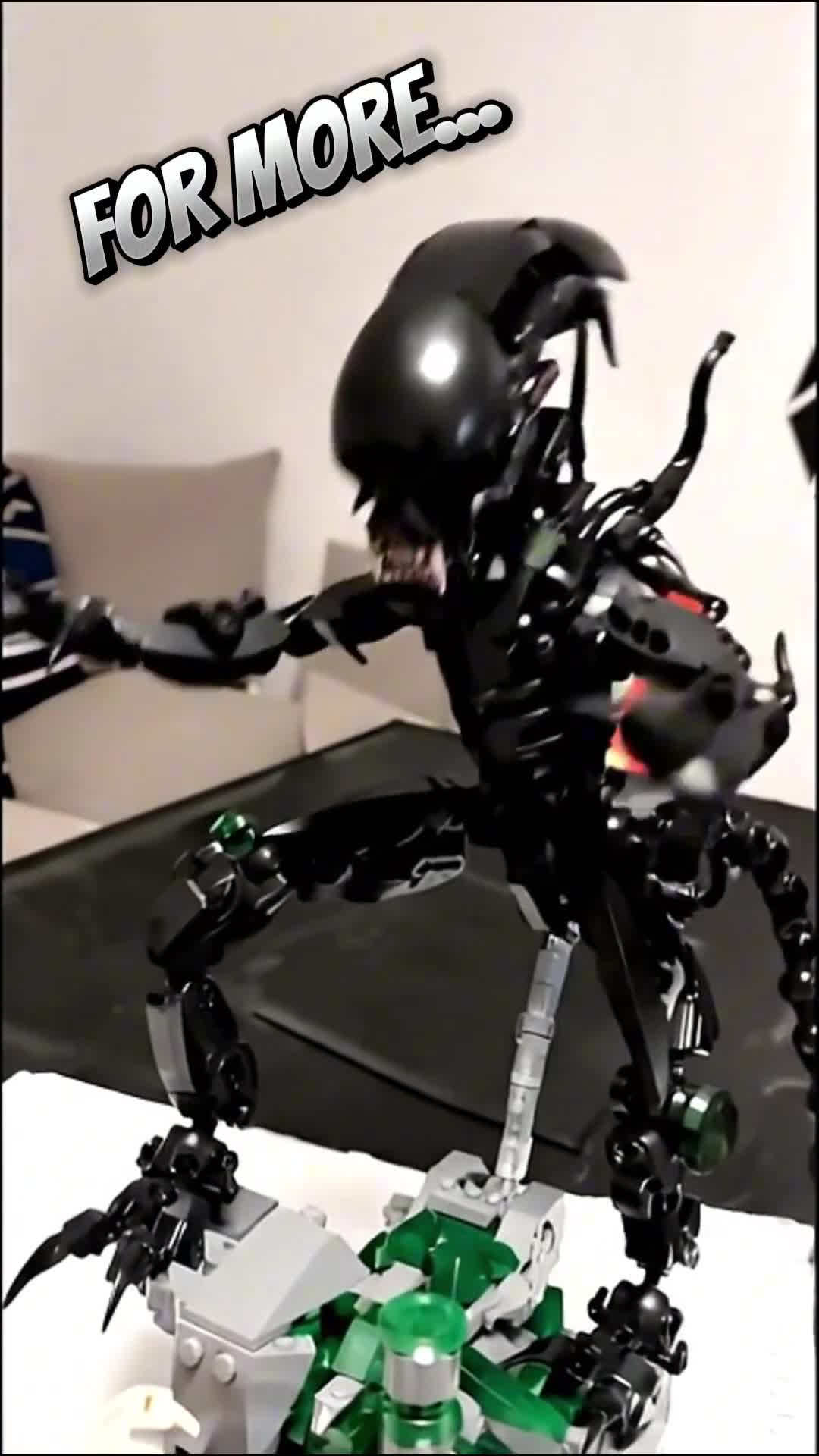 Lego aliens unoffiziell - fake Lego alien action #shorts #lego #afol # ...