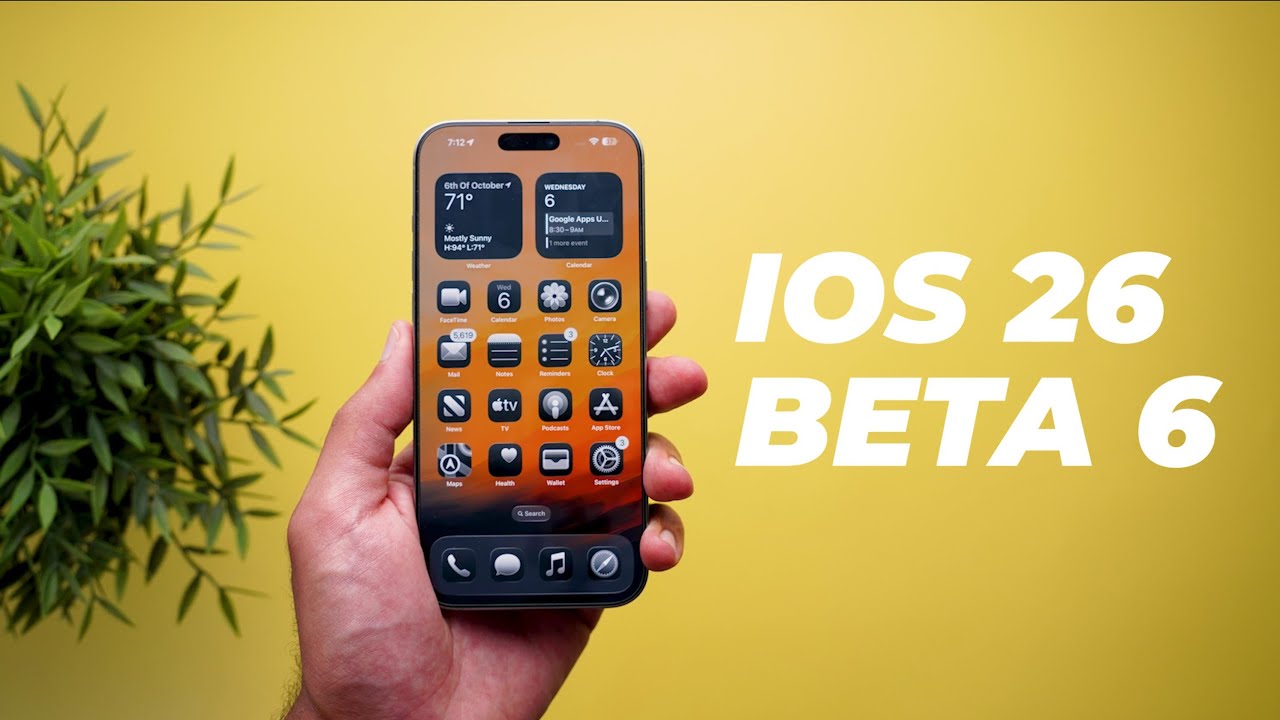 iOS 26 Developer Beta 6 – New Features, Animations & Performance ...