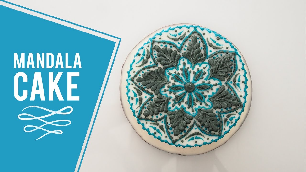 Blue Mandala Cake | Most Satisfying Cake Video