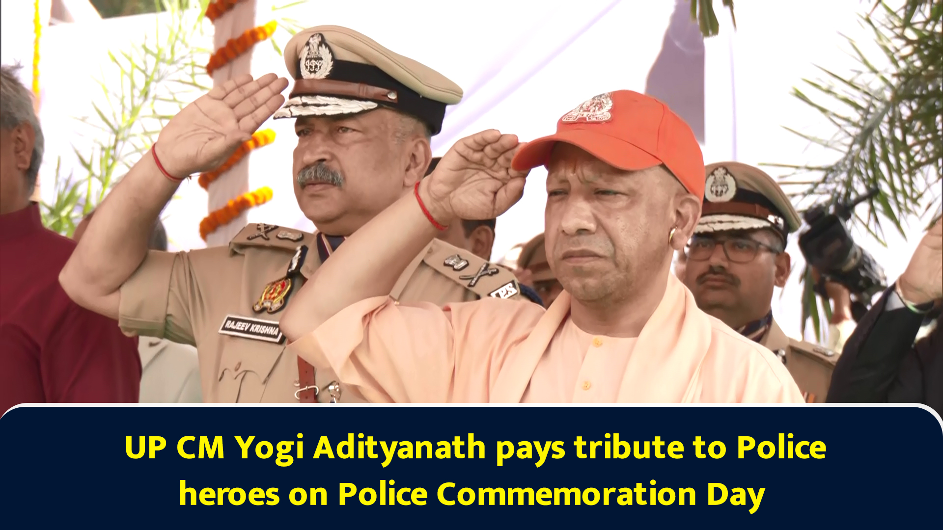 UP CM Yogi Adityanath pays tribute to Police heroes on Police ...