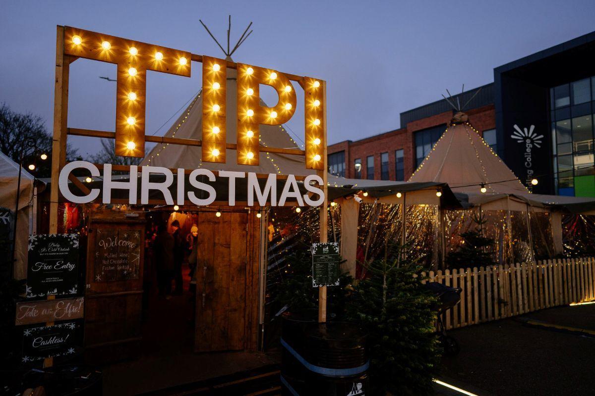 Enjoy Tipi Christmas in Chesterfield this festive season