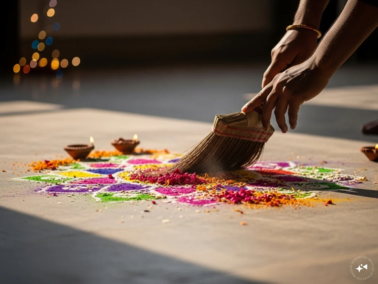 Diwali Rangoli Cleaning Tips: How to clean Rangoli stains after Diwali ...