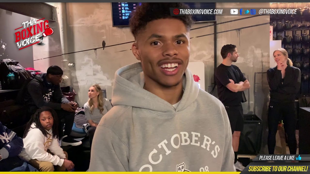 Shakur Stevenson on his fight with Christopher Diaz, title shot and ...