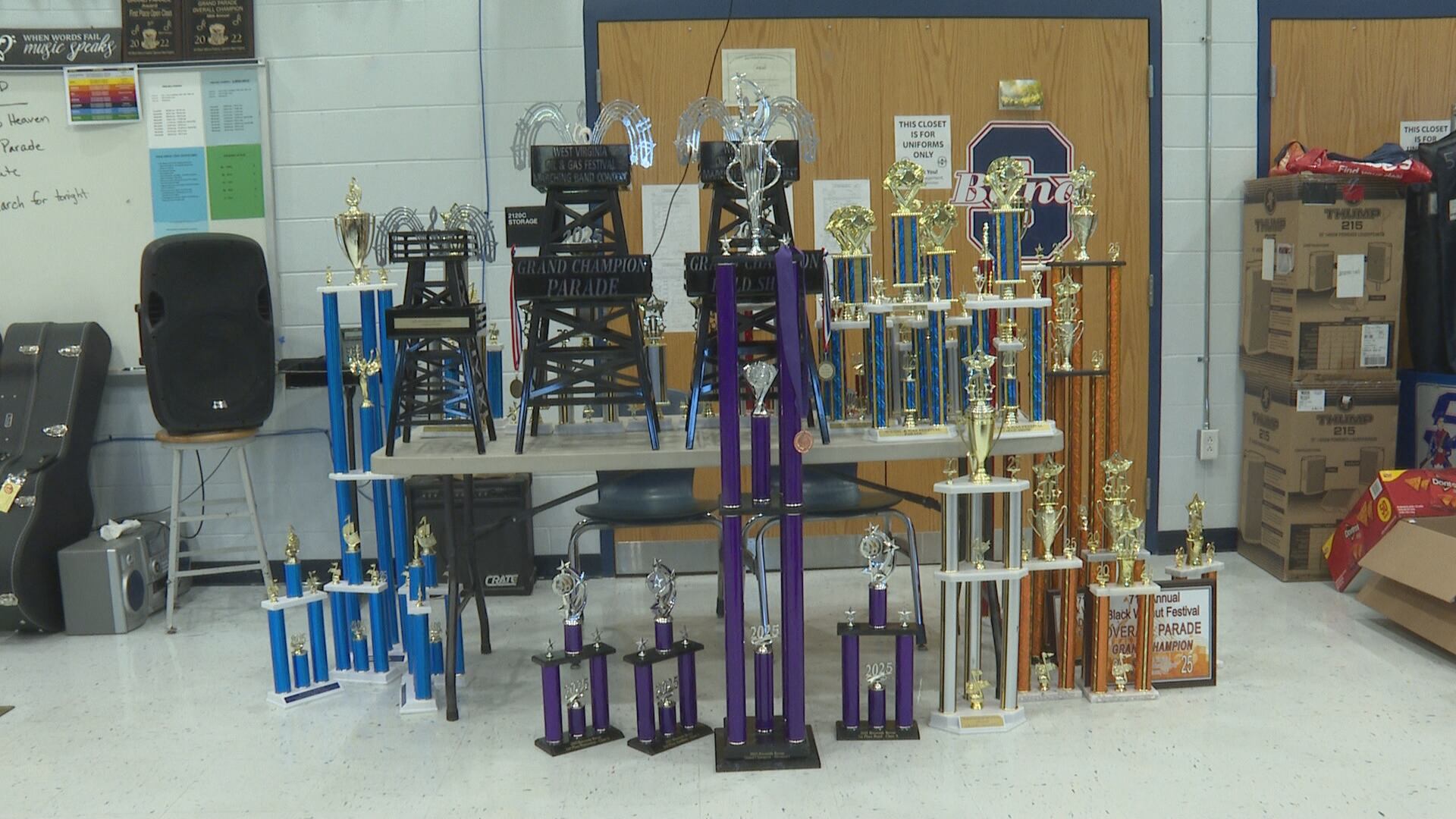 Parkersburg South High School band sets record after undefeated season
