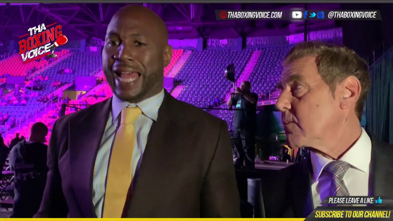 Lennox Lewis & Joe Goossen immediate reaction to Julian Williams ...