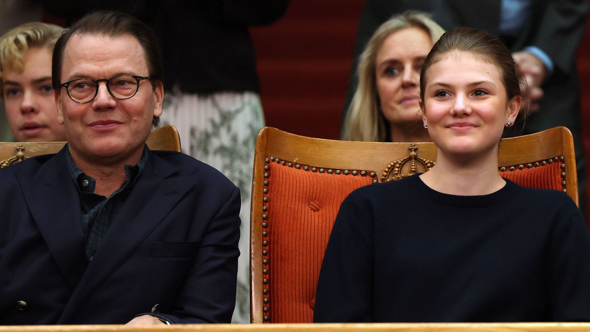 Princess Estelle looks grown up as she and Prince Daniel step out for a ...