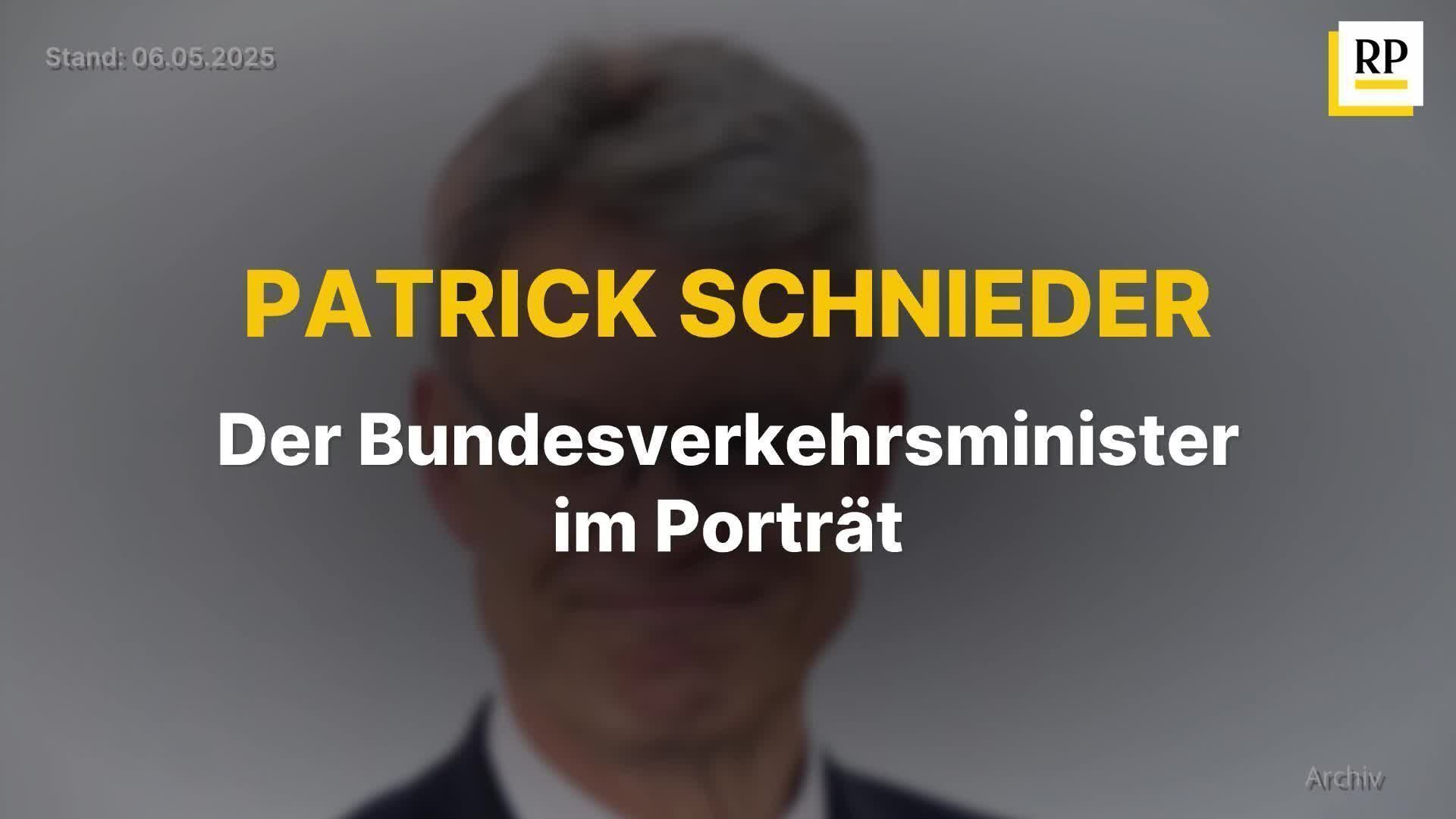 Patrick Schnieder: Der Bundesverkehrsminister im Porträt