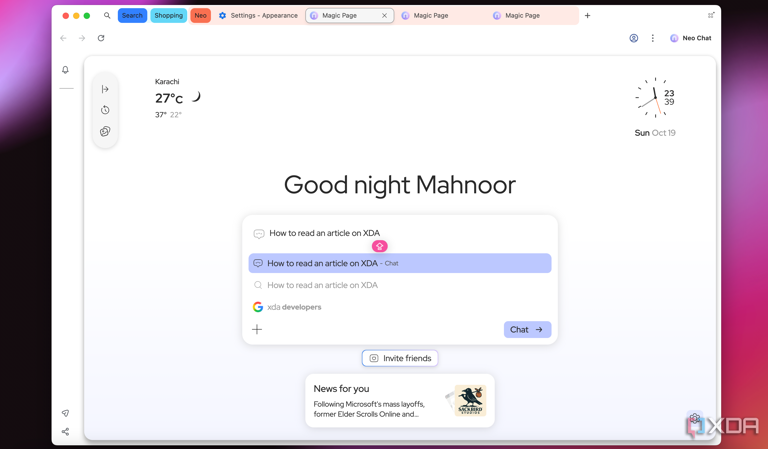 Norton’s new browser Neo shows promise, but it's no Comet or Neon rival yet