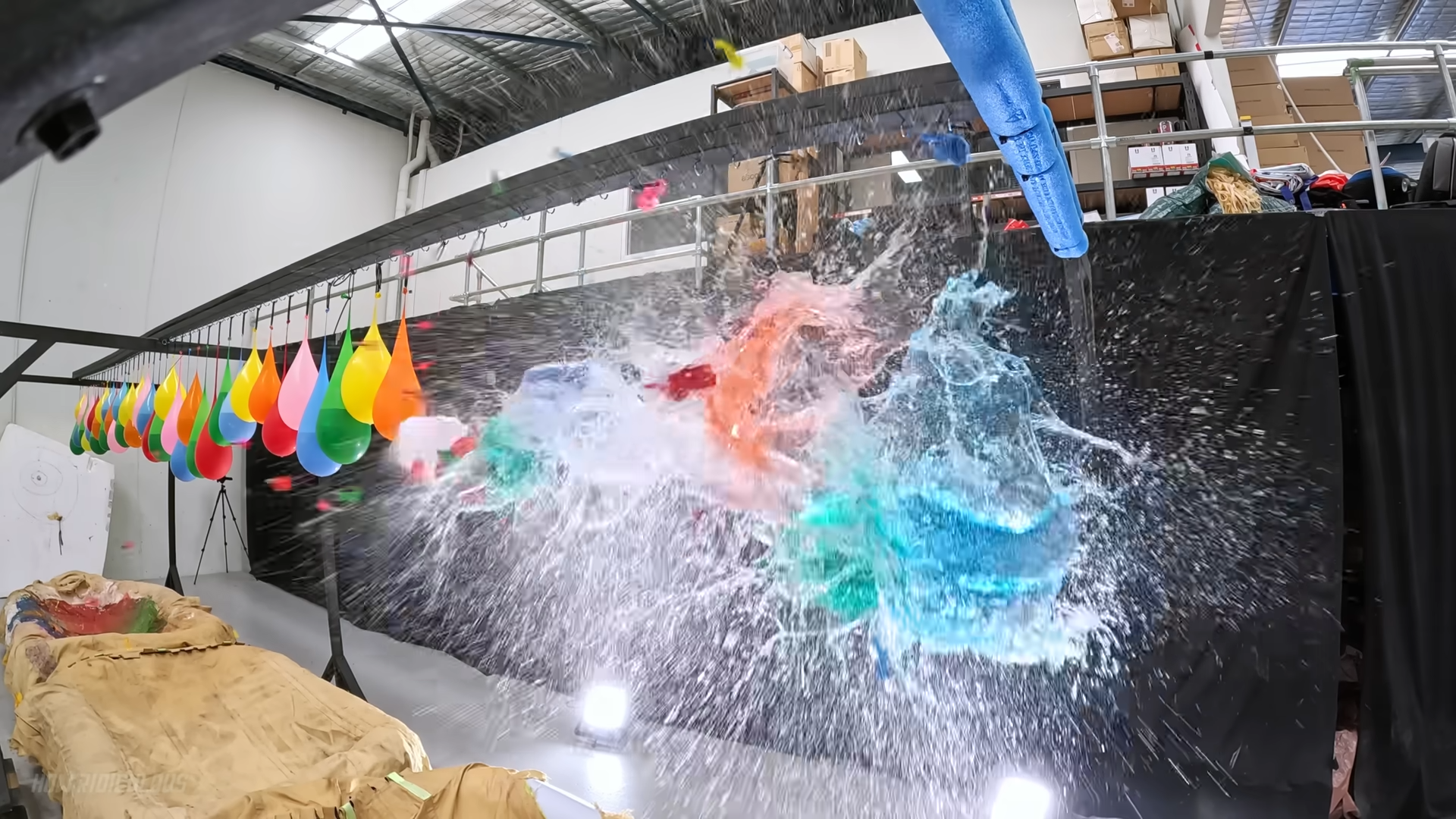 How many water balloons can stop an arrow