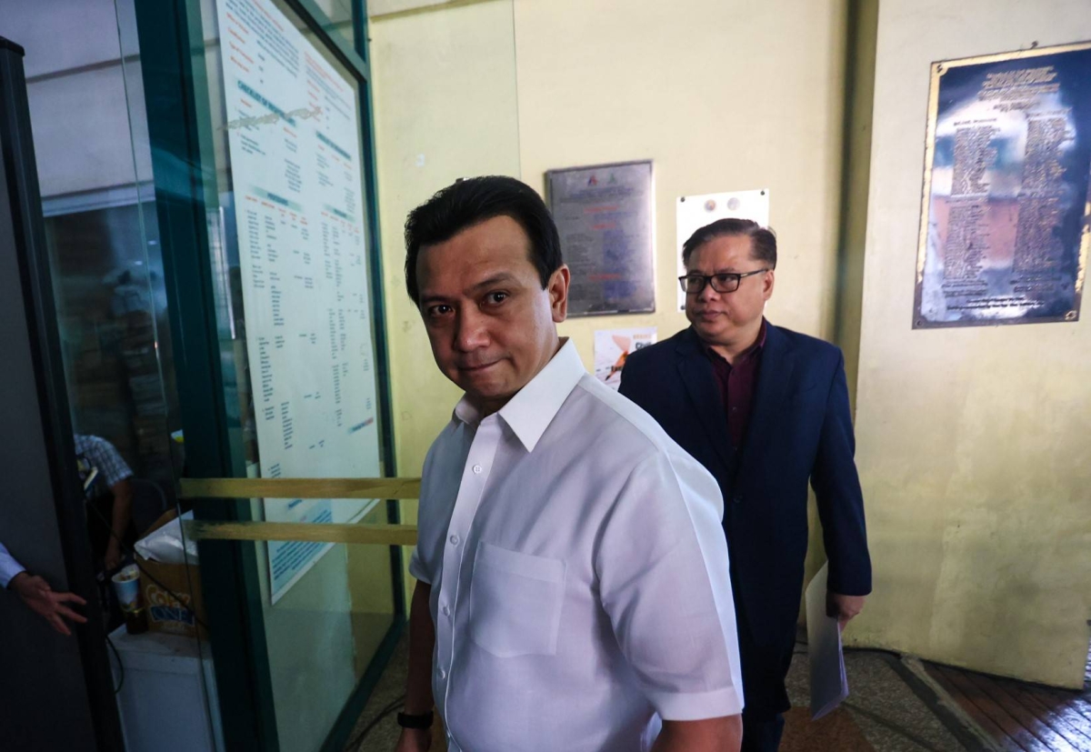 Trillanes files plunder case vs Duterte, Bong Go and his father and ...