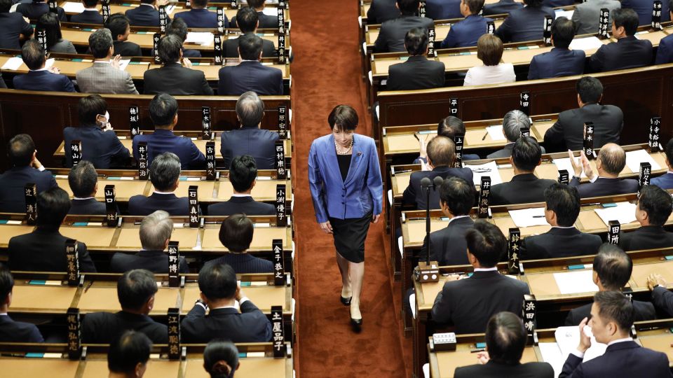 Hardline conservative Sanae Takaichi elected Japan’s first female leader