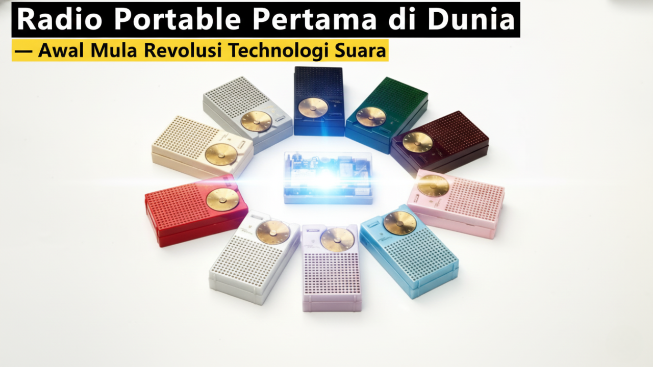 Radio Portable Pertama di Dunia — Awal Mula Revolusi Teknologi Suara