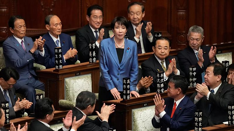 Japan’s Sanae Takaichi elected as country’s first female prime minister
