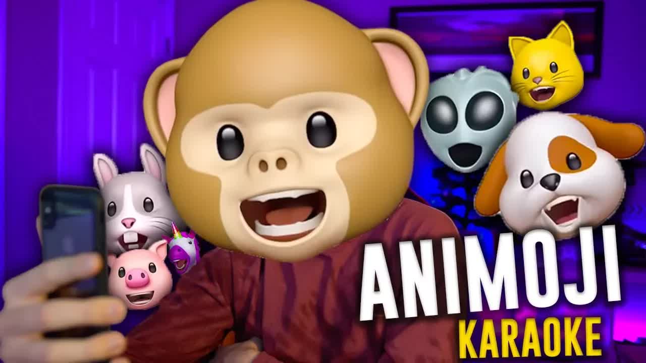 Having fun with Animoji karaoke on the iPhone X!