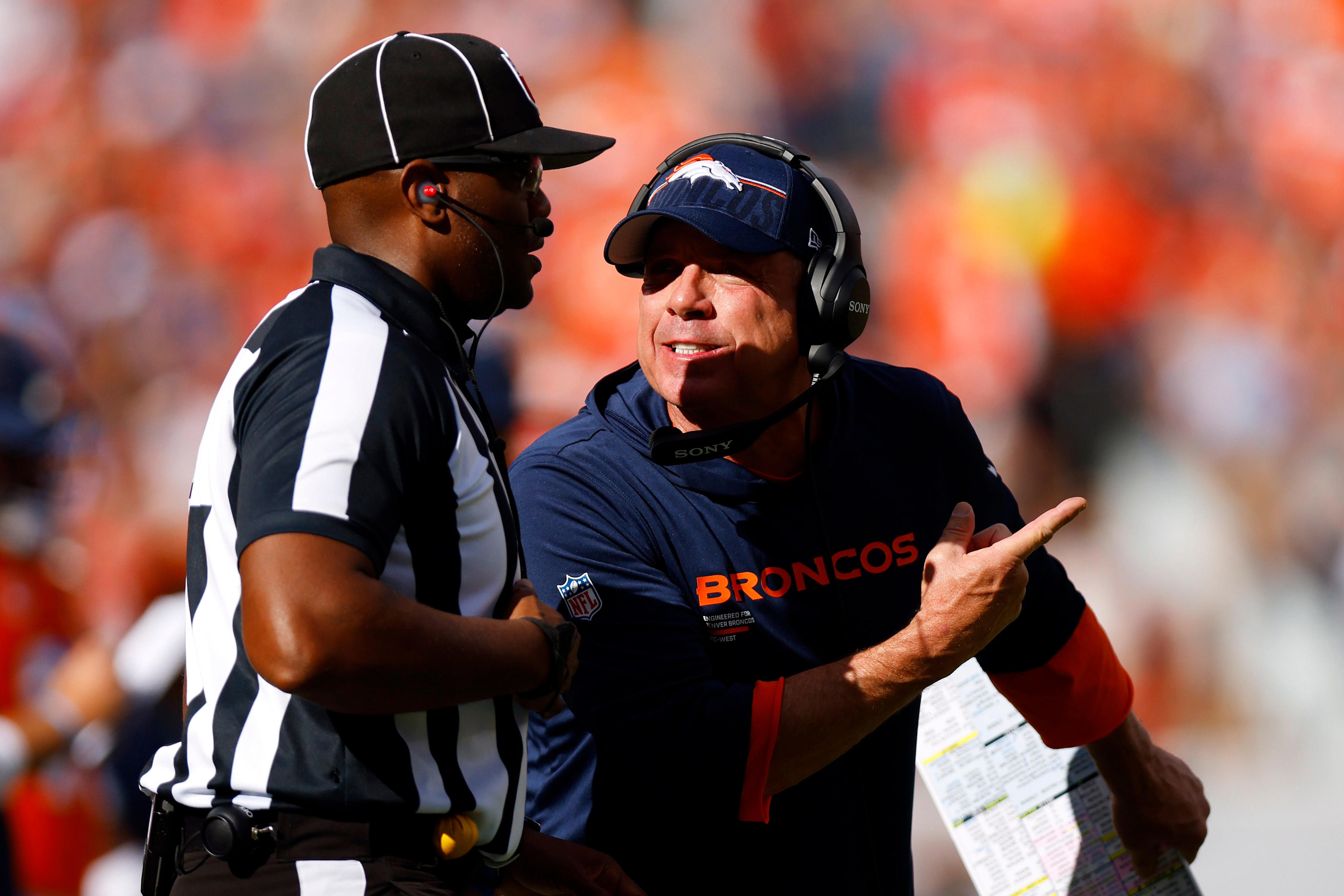 Sean Payton explains why he ran on the field after DPI penalty vs. Giants
