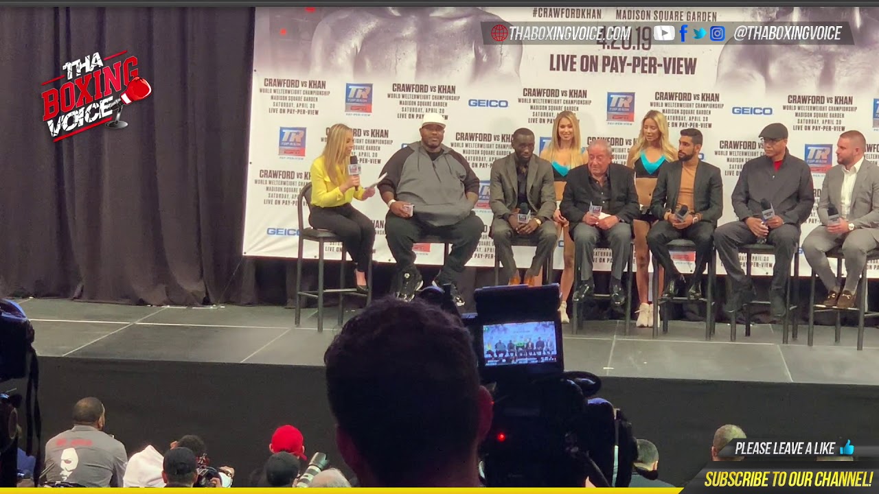 Full Terence Crawford vs Amir Khan final press conference