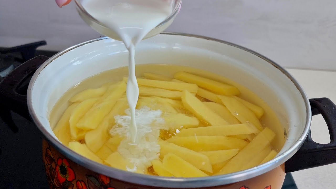 Das leckerste und bewährteste Kartoffelrezept, einfach Milch dazugeben