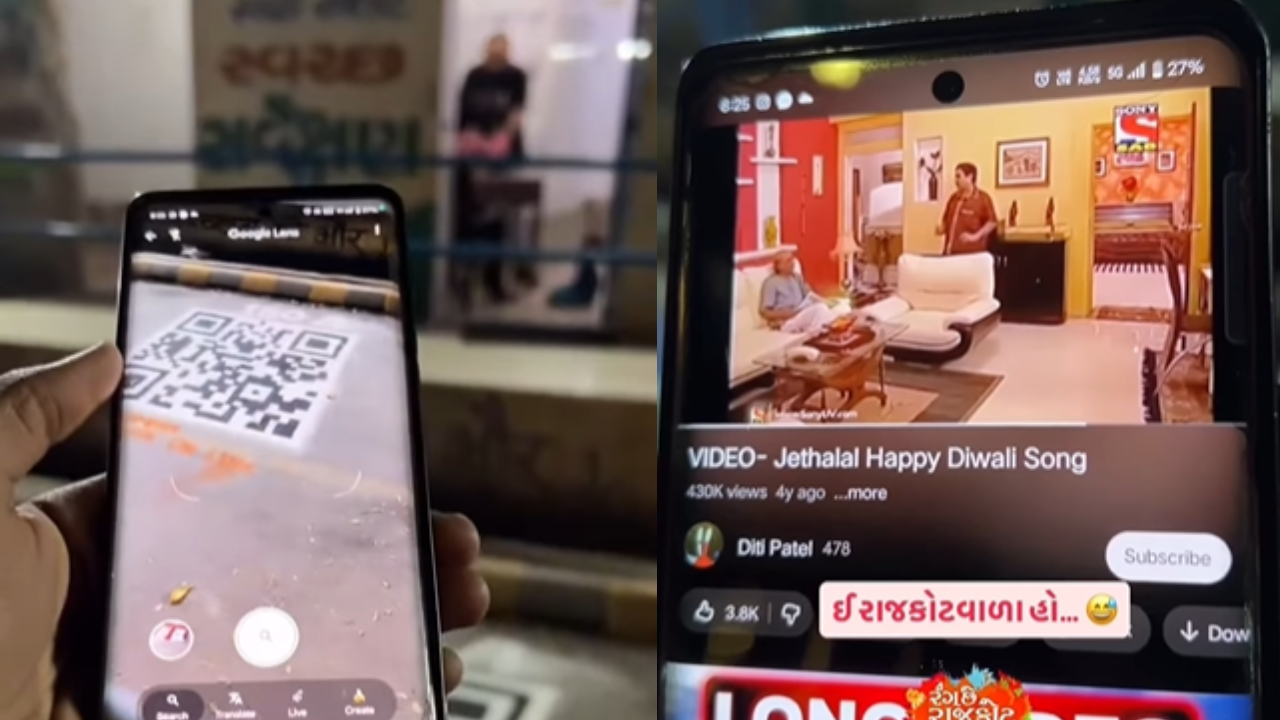 Best Diwali Wish Ever? QR Code Rangoli Leading To This Viral Video Wins ...