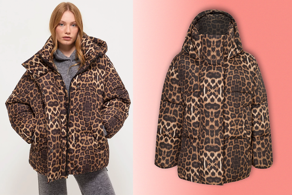 Asda’s sell-out leopard print puffer is back in stock – and it looks ...