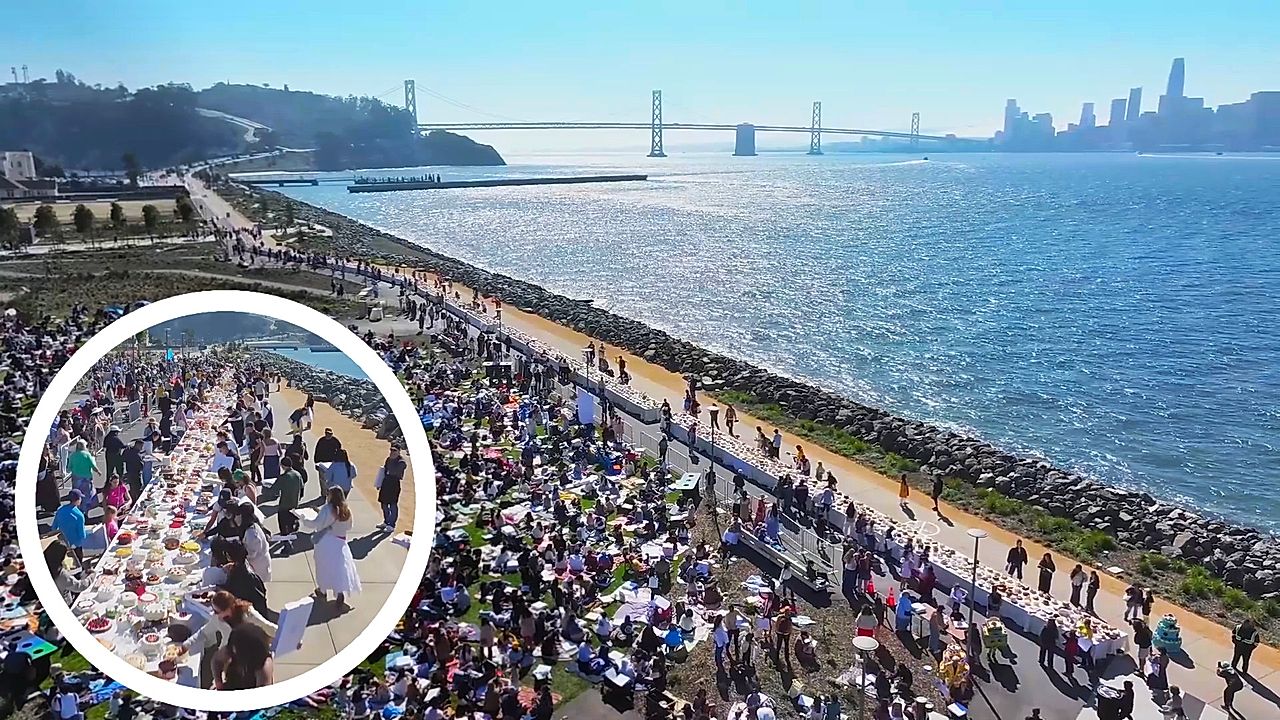 Record : 2 068 gâteaux alignés à San Francisco pour un pique-nique géant
