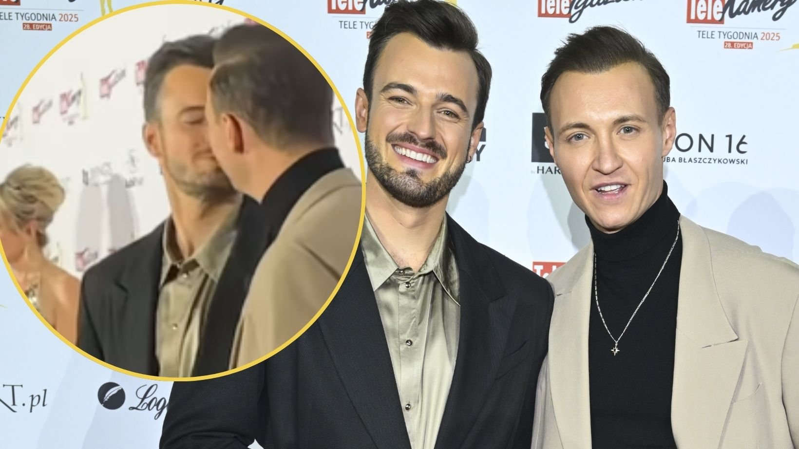 Błażej Stencel zabrał ukochanego na Telekamery. Nie szczędzili sobie ...