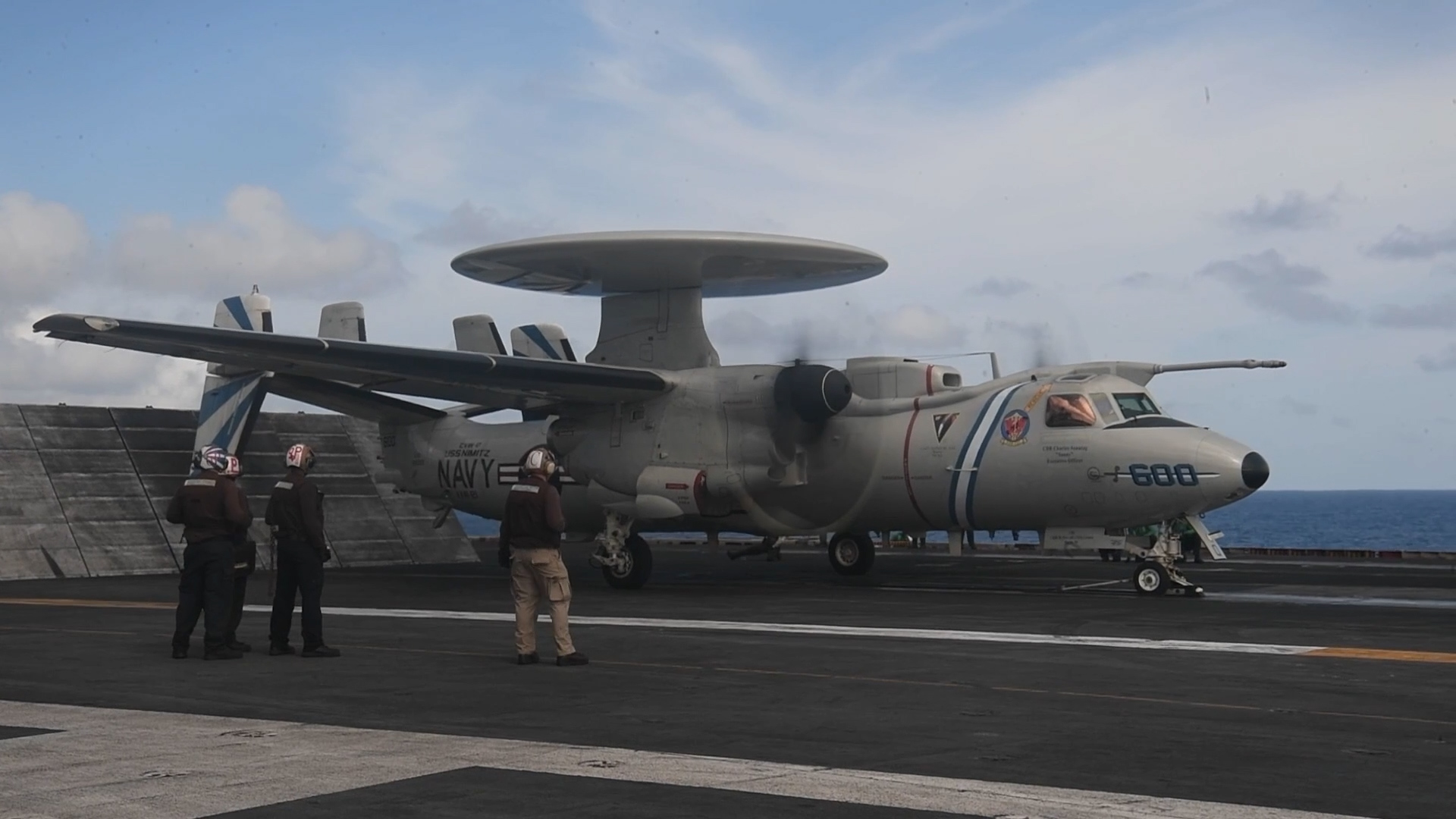 Start vanaf vliegdekschip Nimitz