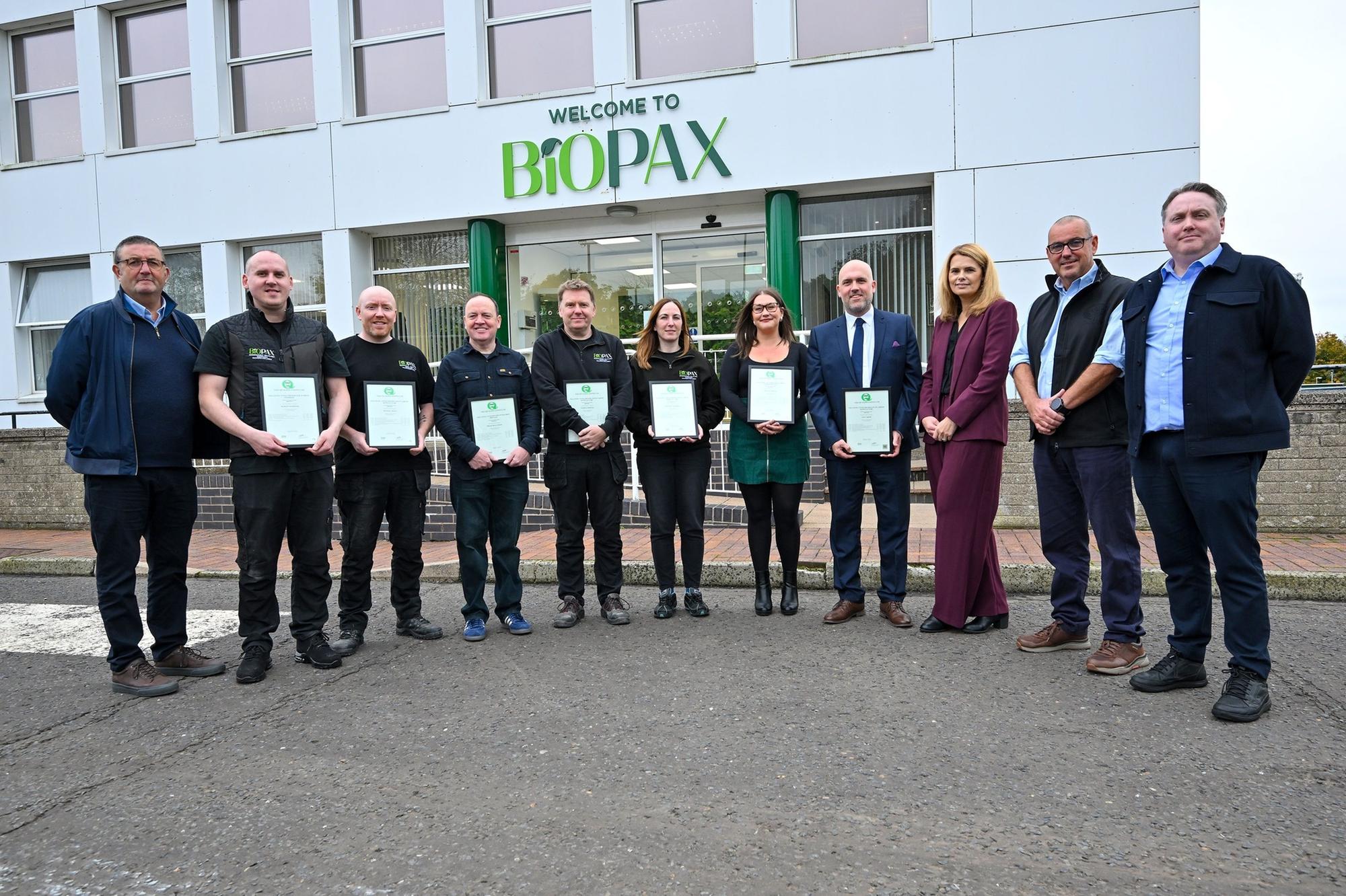 Biopax celebrates employee success as team completes GQA qualification ...